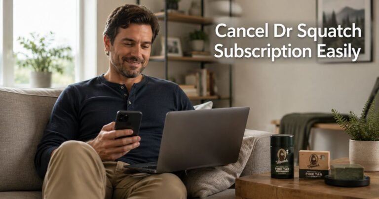 How To Cancel Dr Squatch Subscription