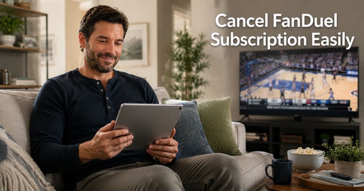 How To Cancel FanDuel Subscription In 2026 [Step By Step]
